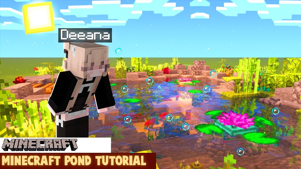 Minecraft: How To Build A Small Pond In Minecraft | Easy Minecraft Pond ...
