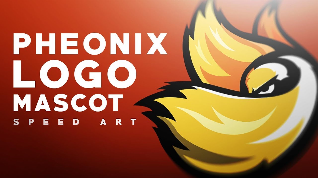 Pheonix Mascot Logo | Illustrator | Speed Art | Jofox - YouTube