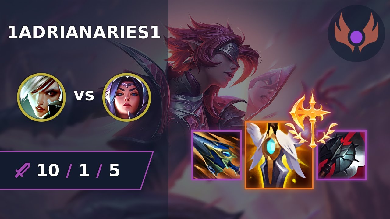 [ 1Adrianaries1 ] Riven TOP vs Irelia | NA MASTER | LOL Season 2024 ...