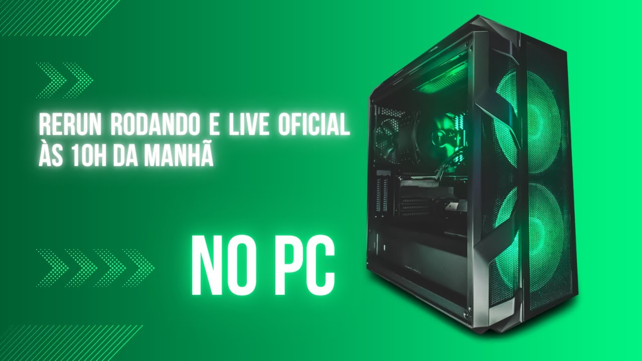 🔴RERUN!🔴 Live oficial às 10h da manhã e continuando no #pc !!! - YouTube