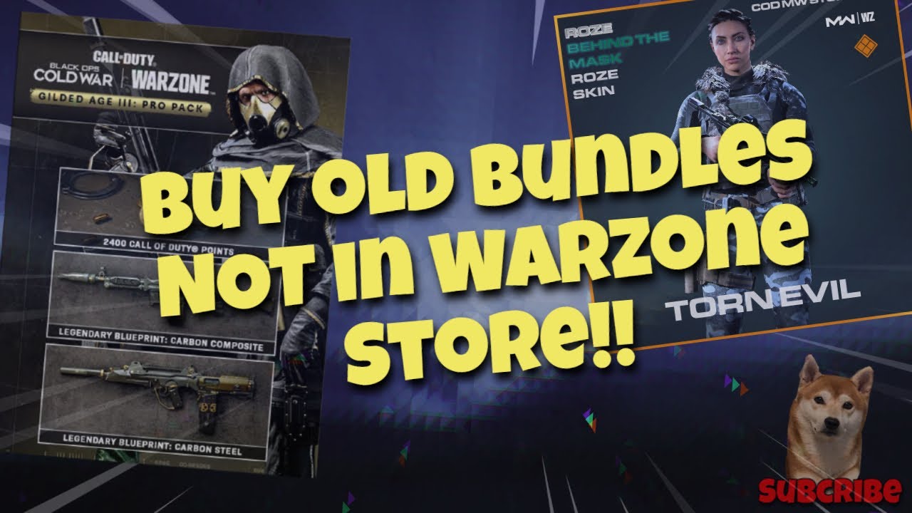 BUY BUNDLES NOT IN WARZONE STORE!! (Two Methods) - YouTube