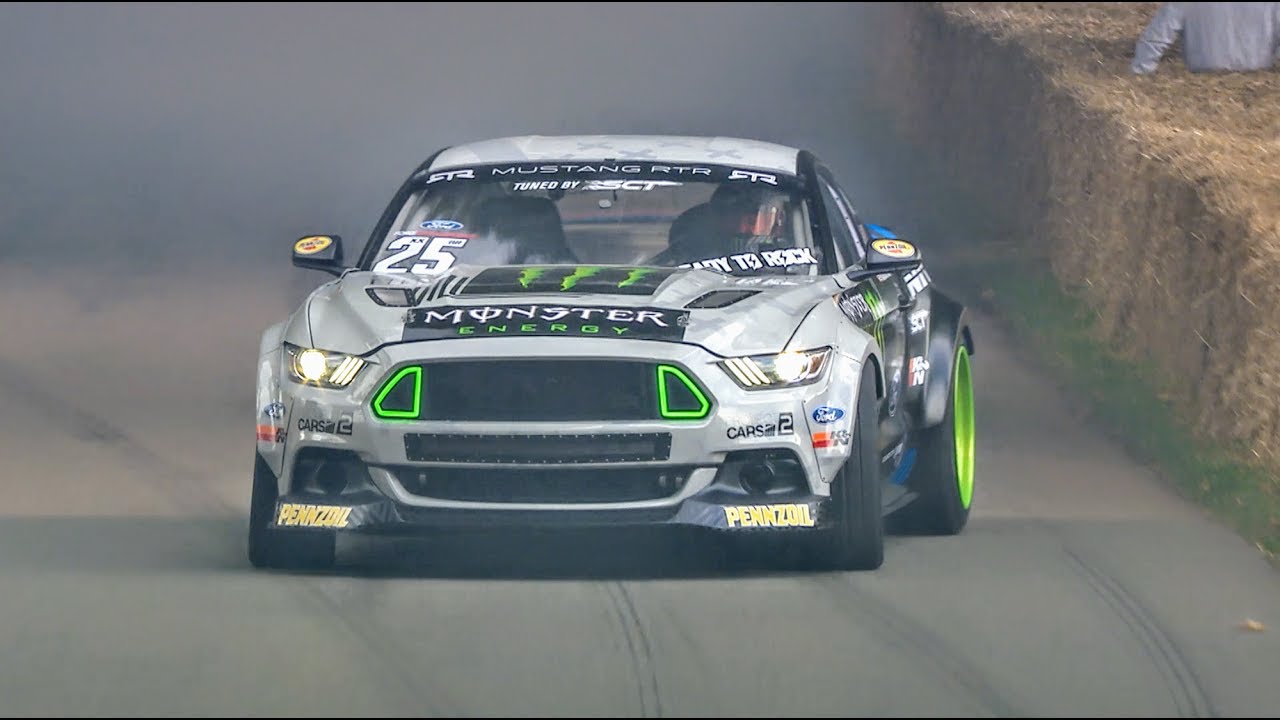 Drift champ Vaughn Gittin Jr. smokes the Festival of Speed hillclimb ...