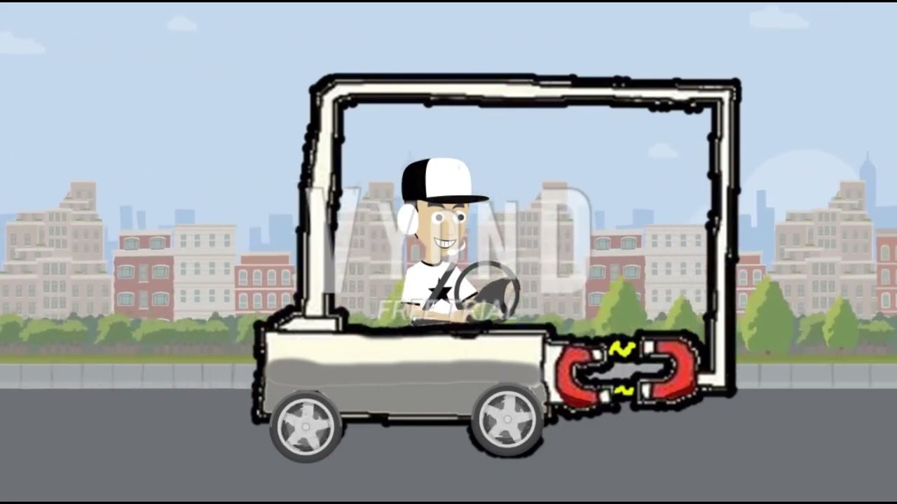 magnet car in Vyond (100 Subscribers special) - YouTube
