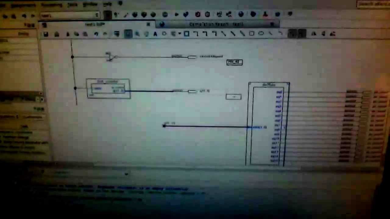 first test altera max 2 cpld counter and decoder - YouTube