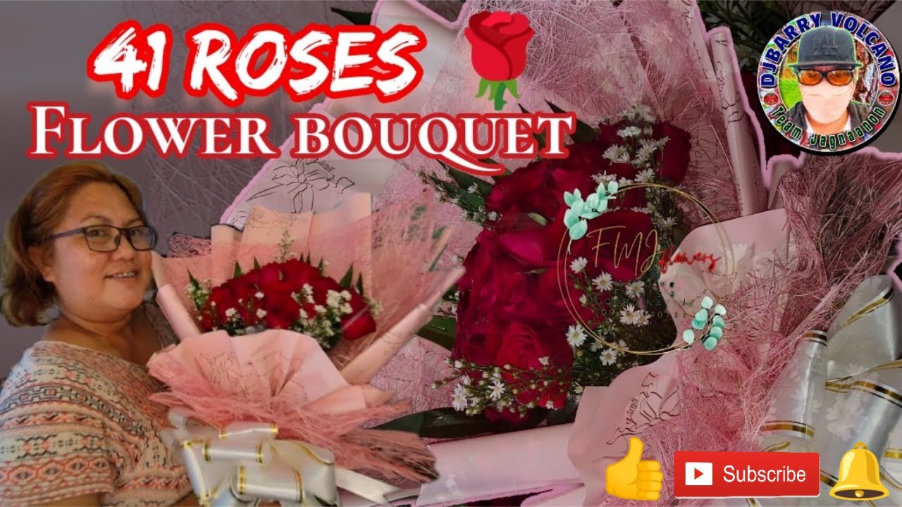 41 Roses Flower Ball Bouquet || FMJflowers WEDDING EVENTS and ...