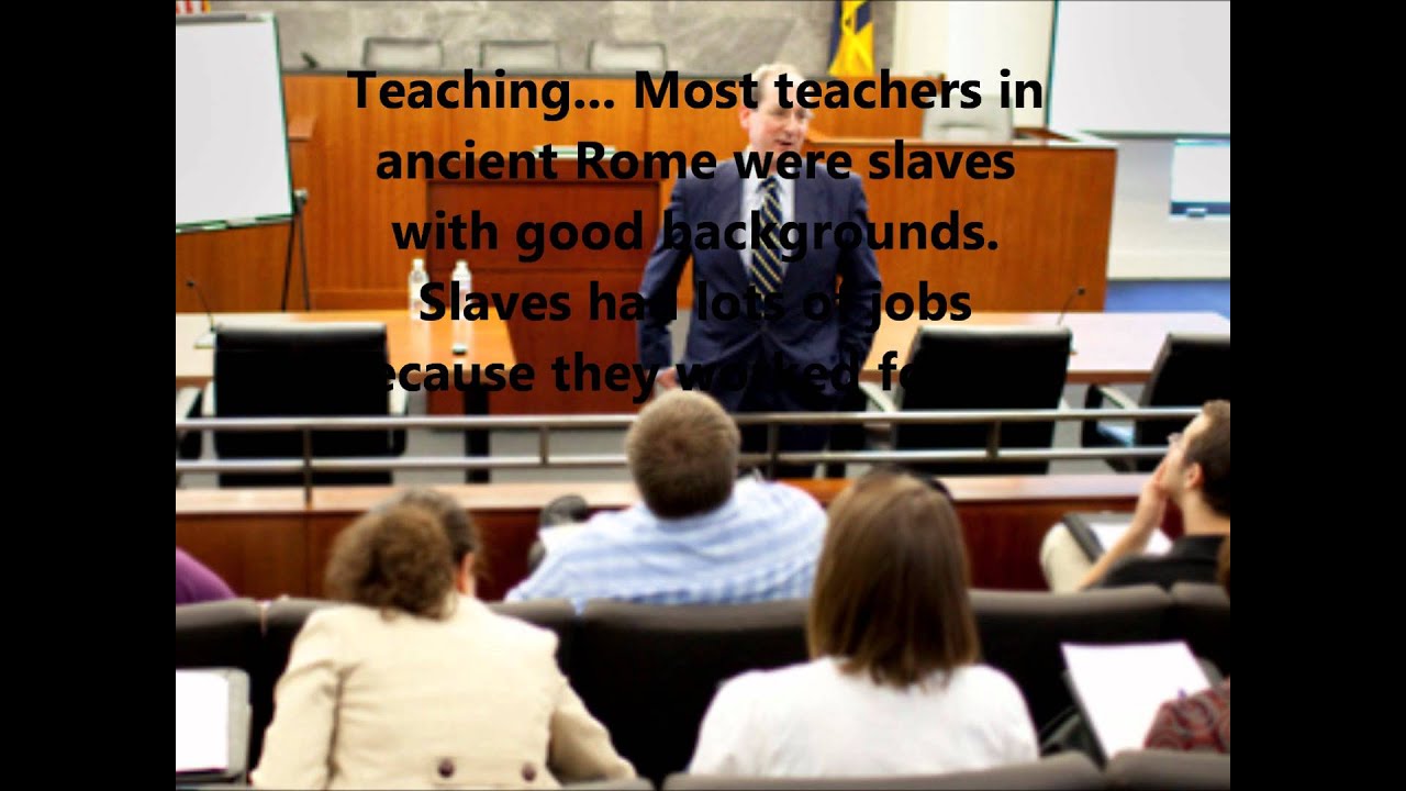 Ancient Roman Jobs - YouTube