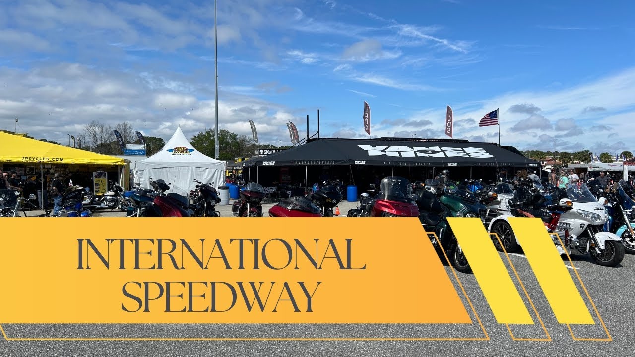 POV Daytona Bike Week International Speedway vendors - YouTube