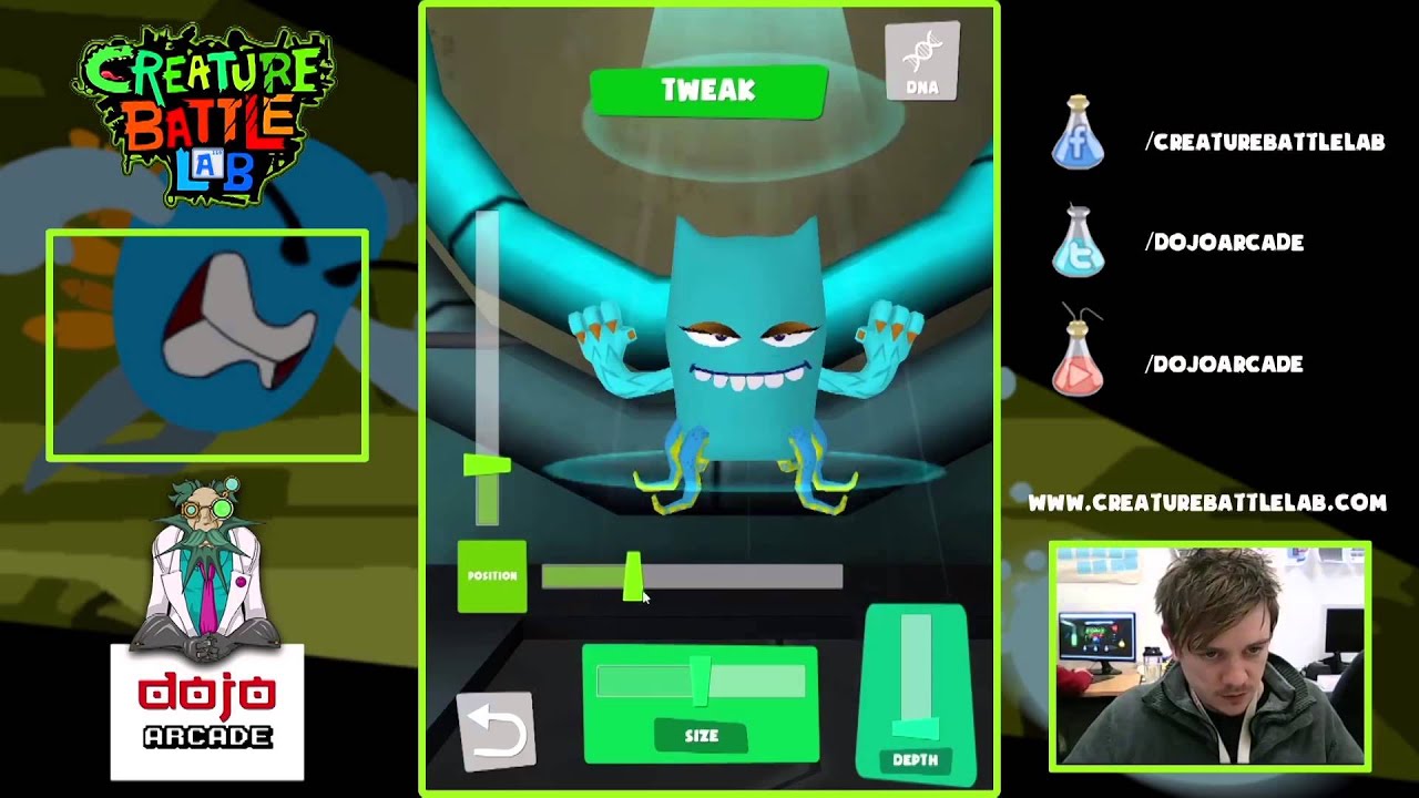 Creature Battle Lab Development Video - Creature Customiser - YouTube