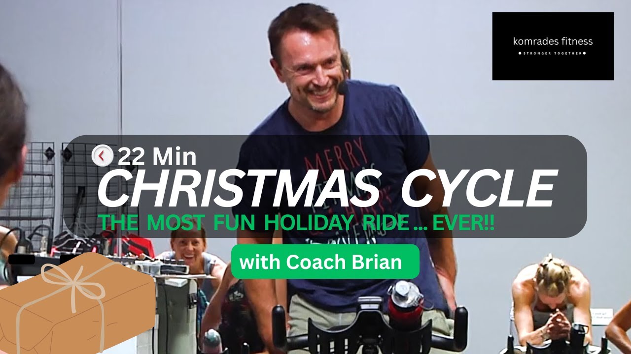 🎄🚴‍♂️ MOST FUN Christmas Spin Class EVER!! 20-Minute Holiday Indoor ...