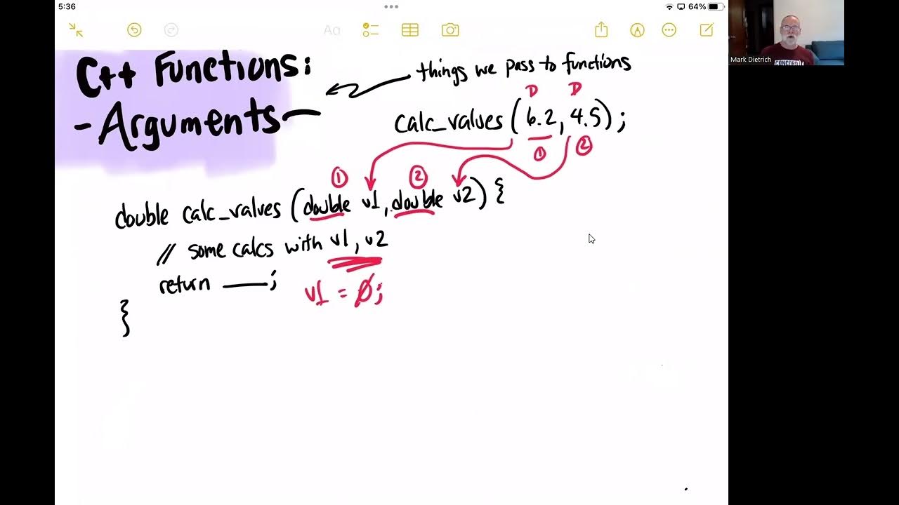 COMSC-110 Lesson: Functions II - YouTube
