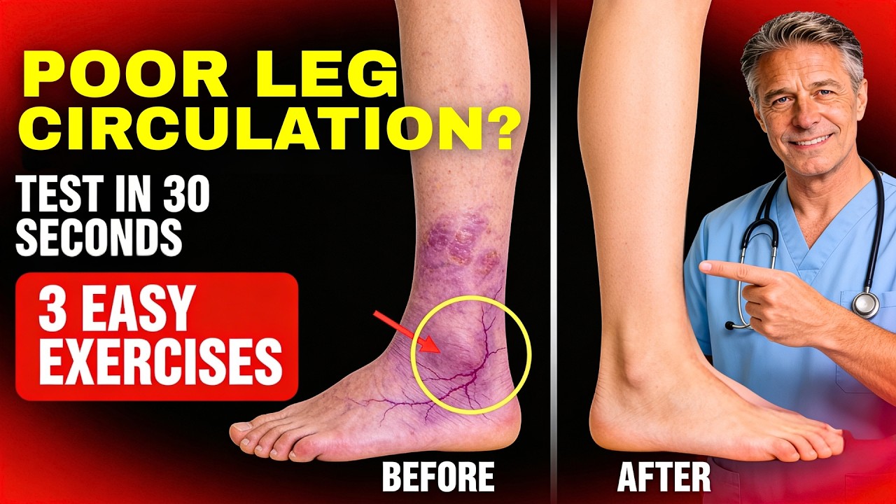 Poor Leg Circulation? Test It in 30 Seconds + 3 Exercises That Boost ...