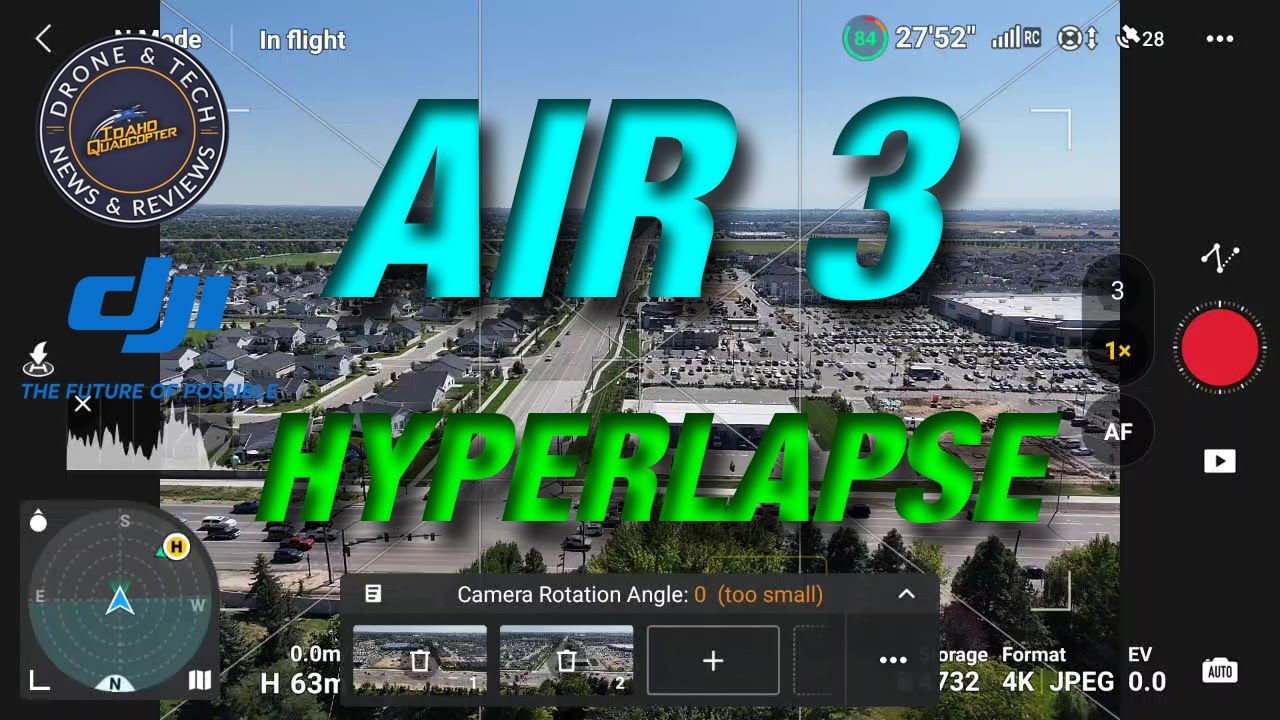 DJI Air 3 - Waypoint HyperLapse Full Demonstration - YouTube