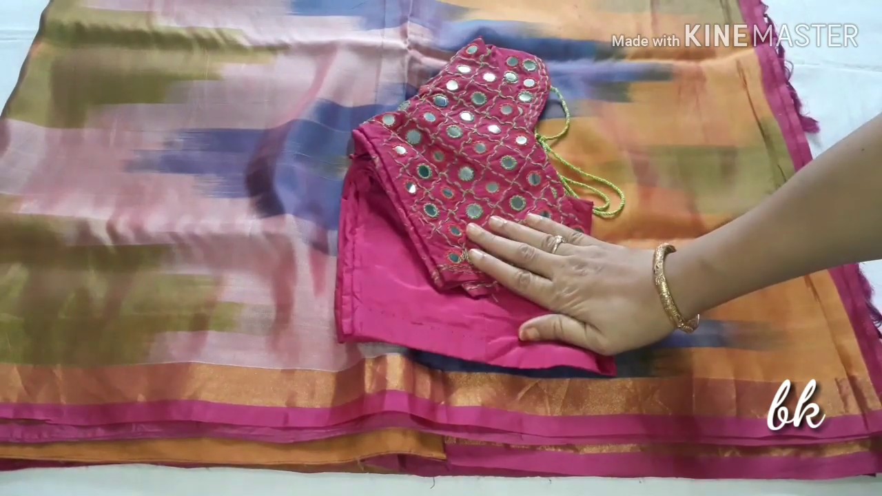 Pattu sarees with hand work blouse||పట్టు చీరలు మరియు ఎంబ్రాయిడరీ వర్క్ ...