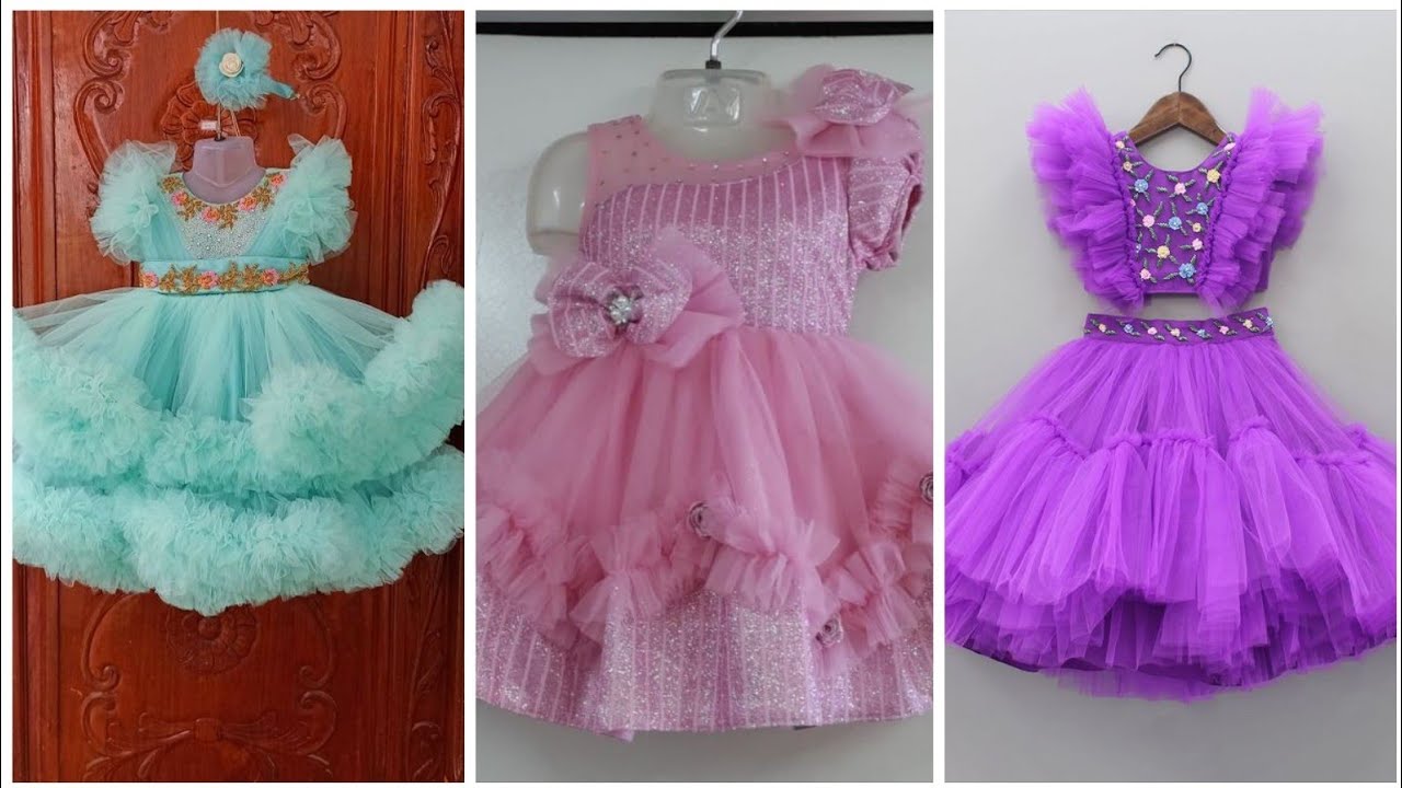 party wear dresses for baby girl//frocks designing ideas ...
