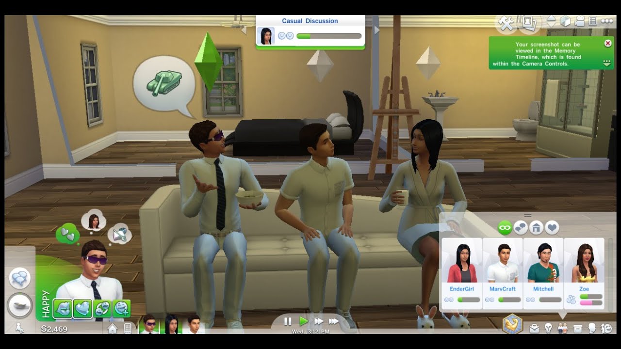 Sims 4 (Did she faint!) (Down to Bussiness) - YouTube