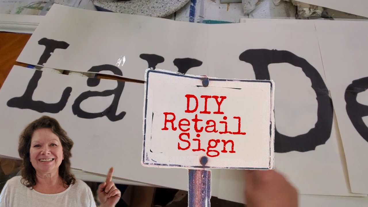 Make your own Outdoor Sign for your Business Part 1 - YouTube