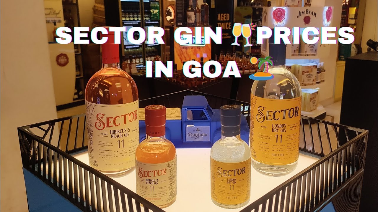 SECTOR GIN 🥂 PRICES IN GOA 🏝️⛱️ - YouTube