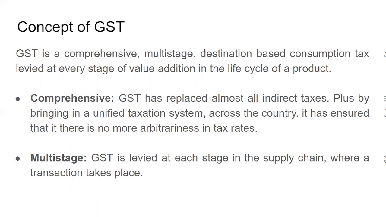 An Introduction to GST - YouTube