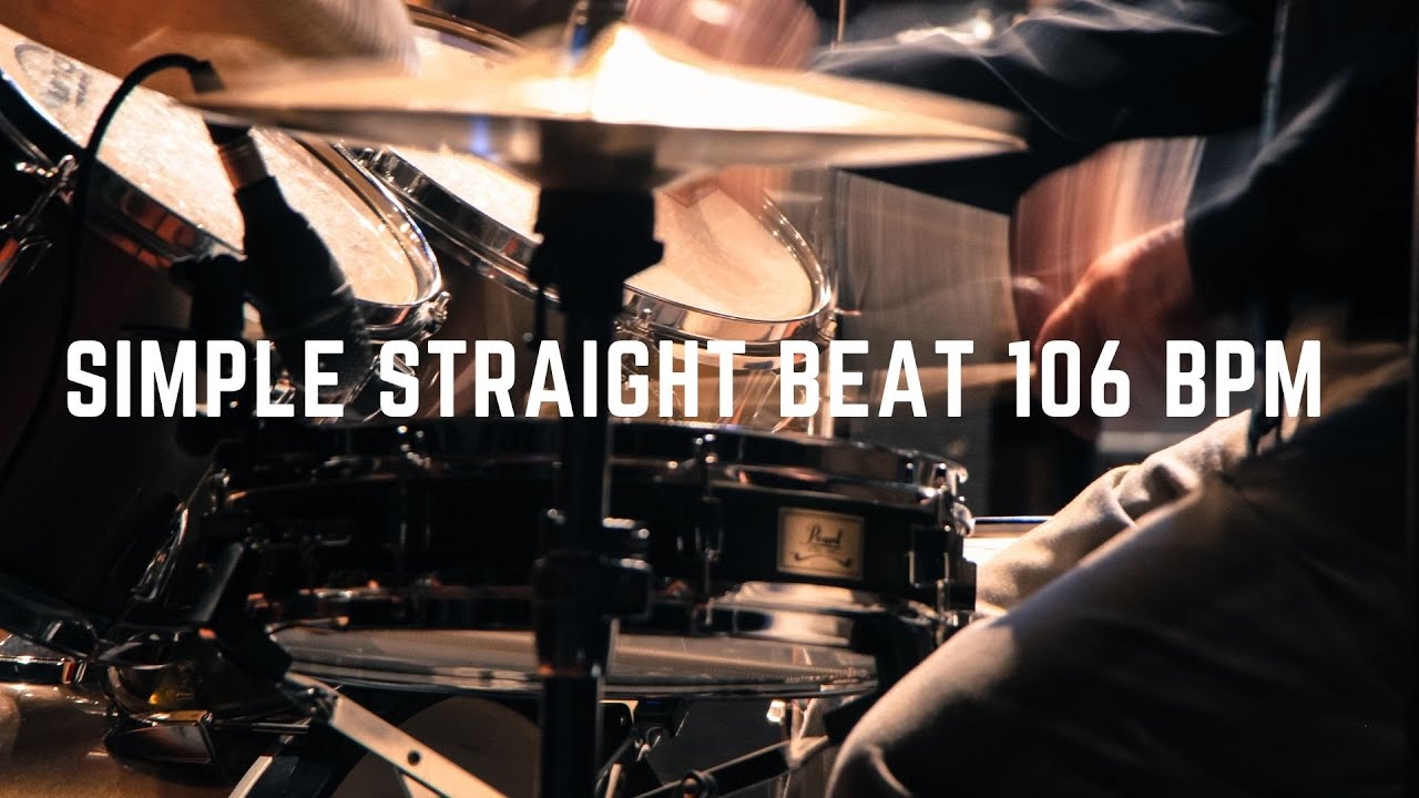 Simple Straight Beat 106 bpm - YouTube