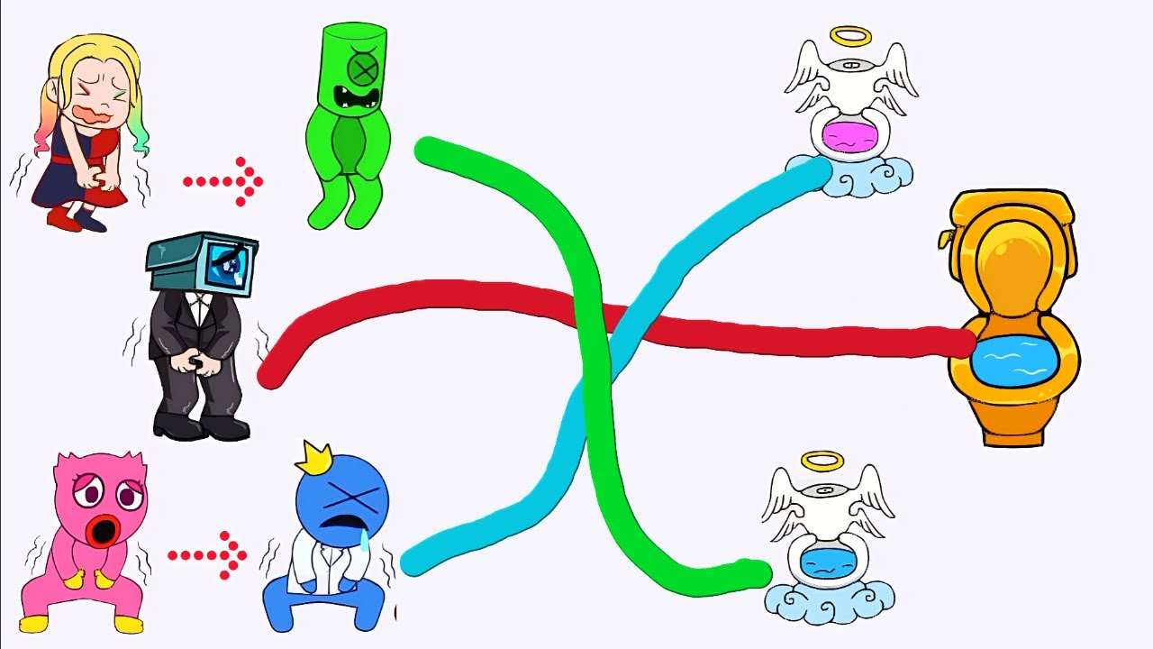 Toilet Rush Race 3D : Draw To Toilet Puzzle - All Levels Gameplay - YouTube