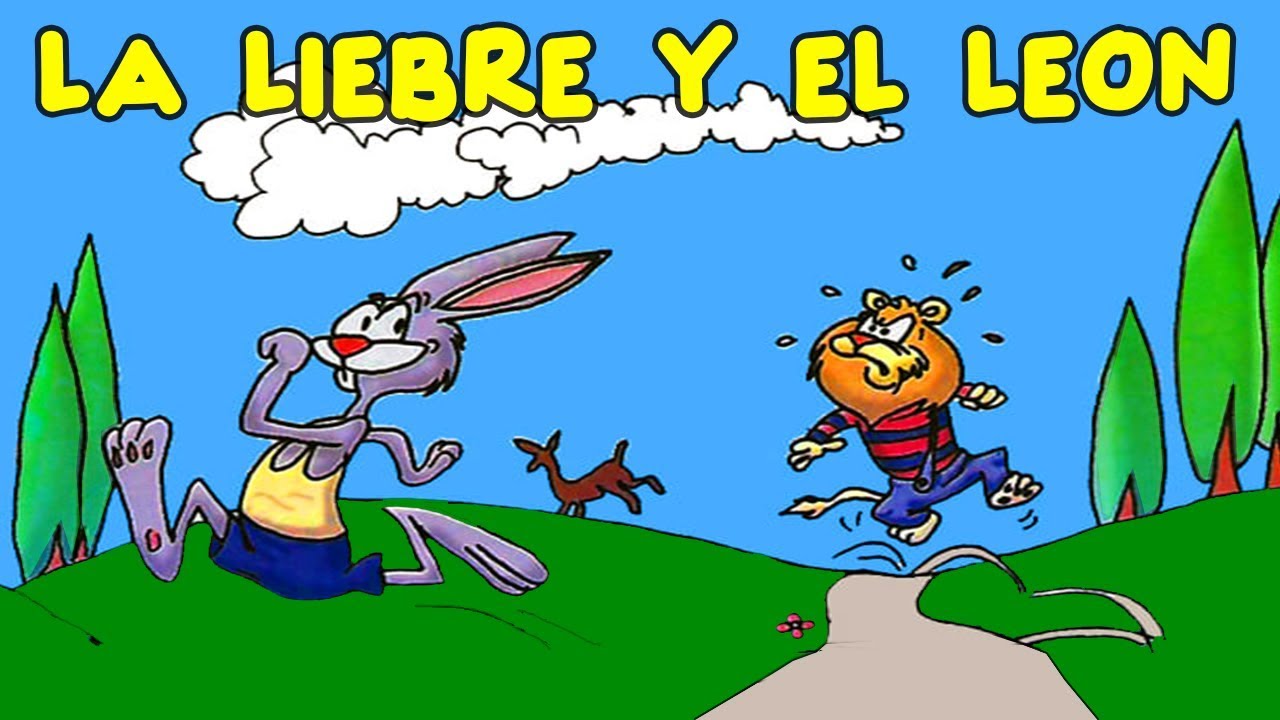 La Liebre y El León - Fabula Infantil con Moraleja - YouTube
