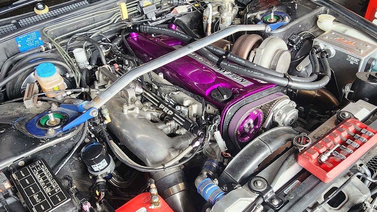 RB26 NITTO OIL PUMP, PRP TRIGGER KIT, ARP HARDWARE. INSTALLING RACING ...