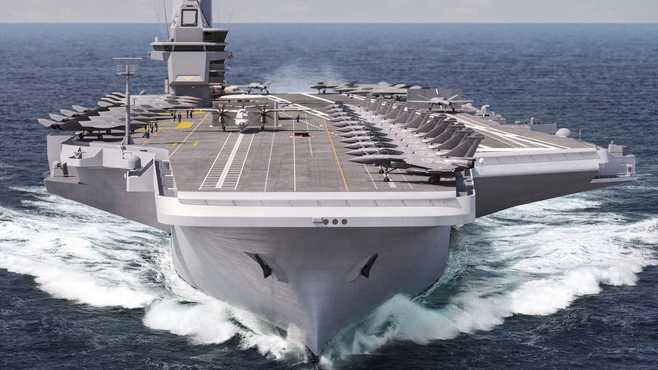 PANG Aircraft Carrier: France’s Nuclear Supercarrier with 30 Jets and ...