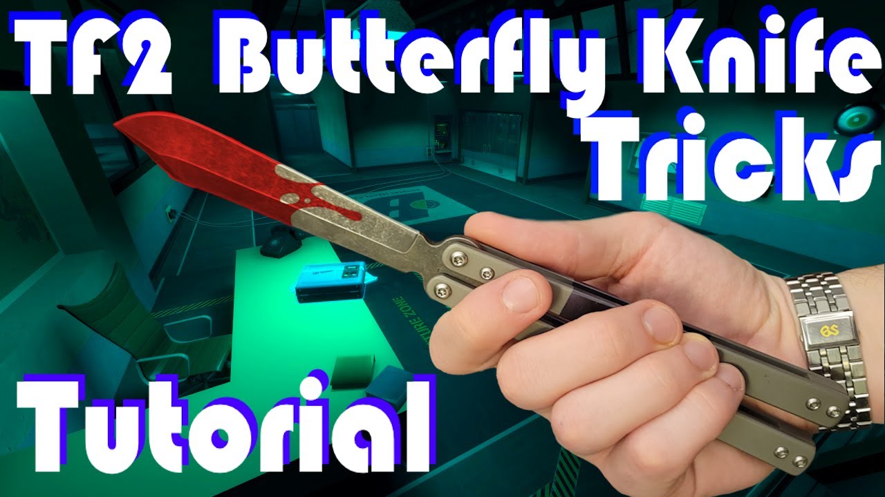 Team Fortress 2 Spy Butterfly Knife Tricks Tutorial - YouTube
