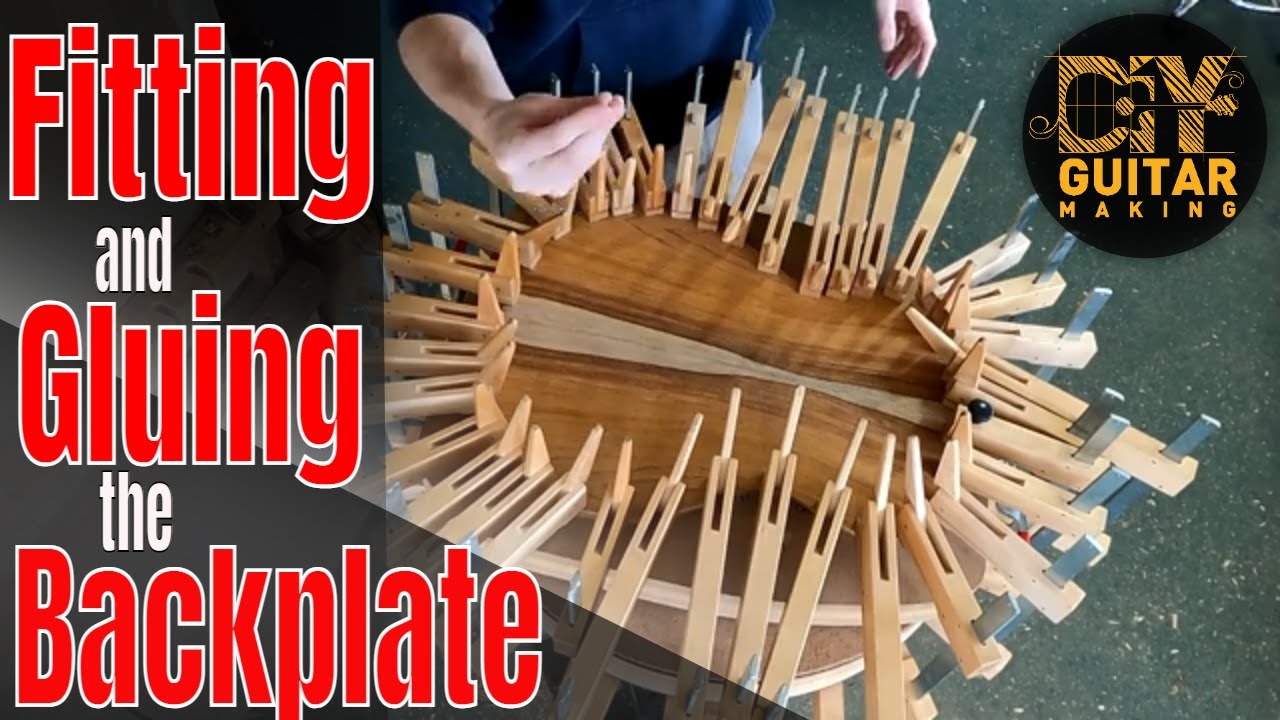 Guitar #106 | Day 7 | Fitting and Gluing the Backplate - YouTube