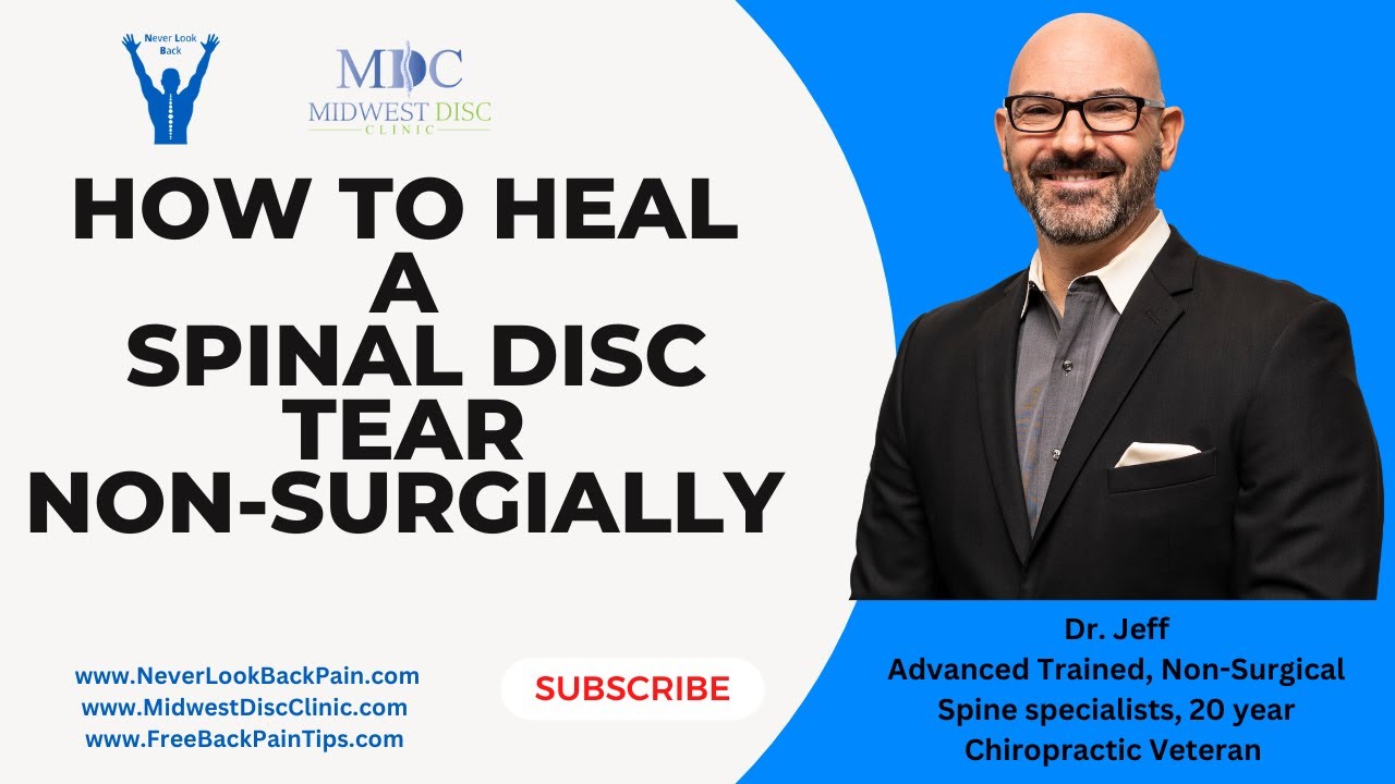 Healing a Disc Tear Non Surgically - YouTube