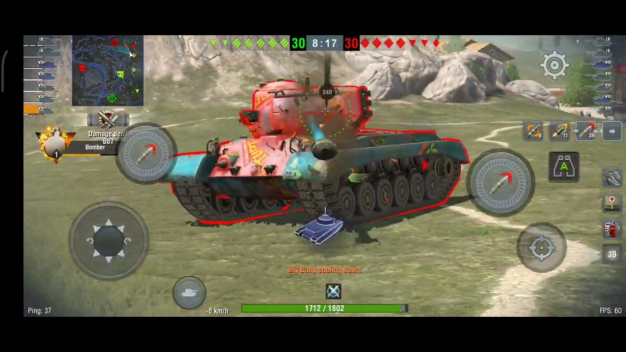 4 Games, Tier 6 to Tier 9, Big Boss Mode - P.43 ter, P.43 bis, M-III ...