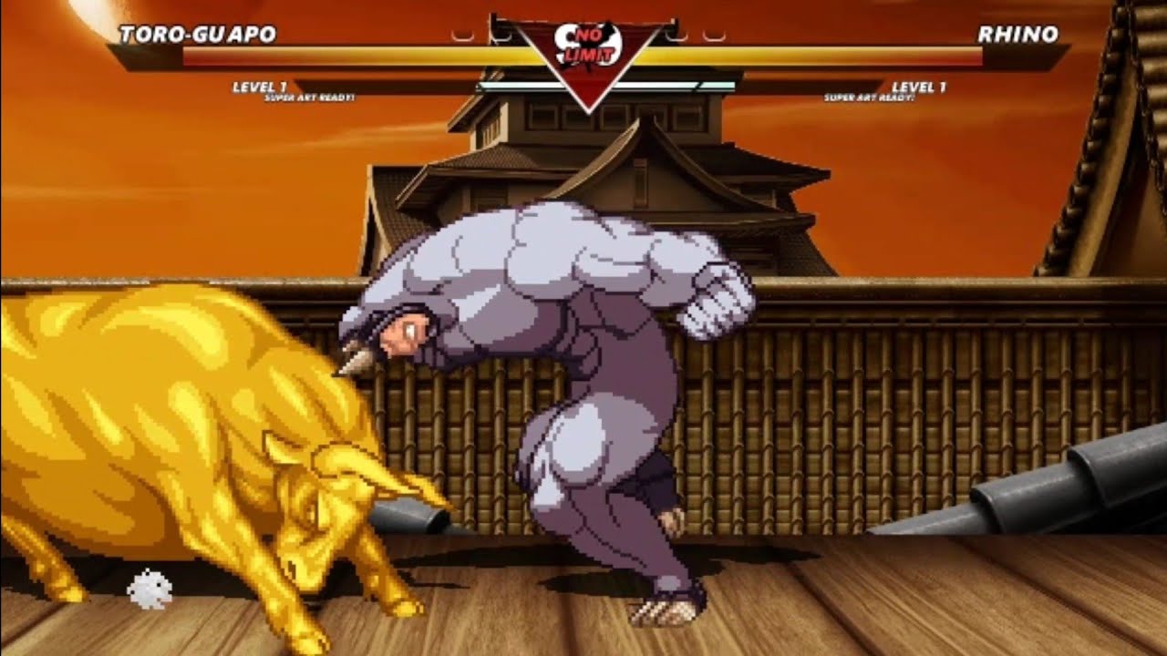 TORO GUAPO VS RHINO - VERY INCREDIBLY EXCITING FIGHT ! - YouTube