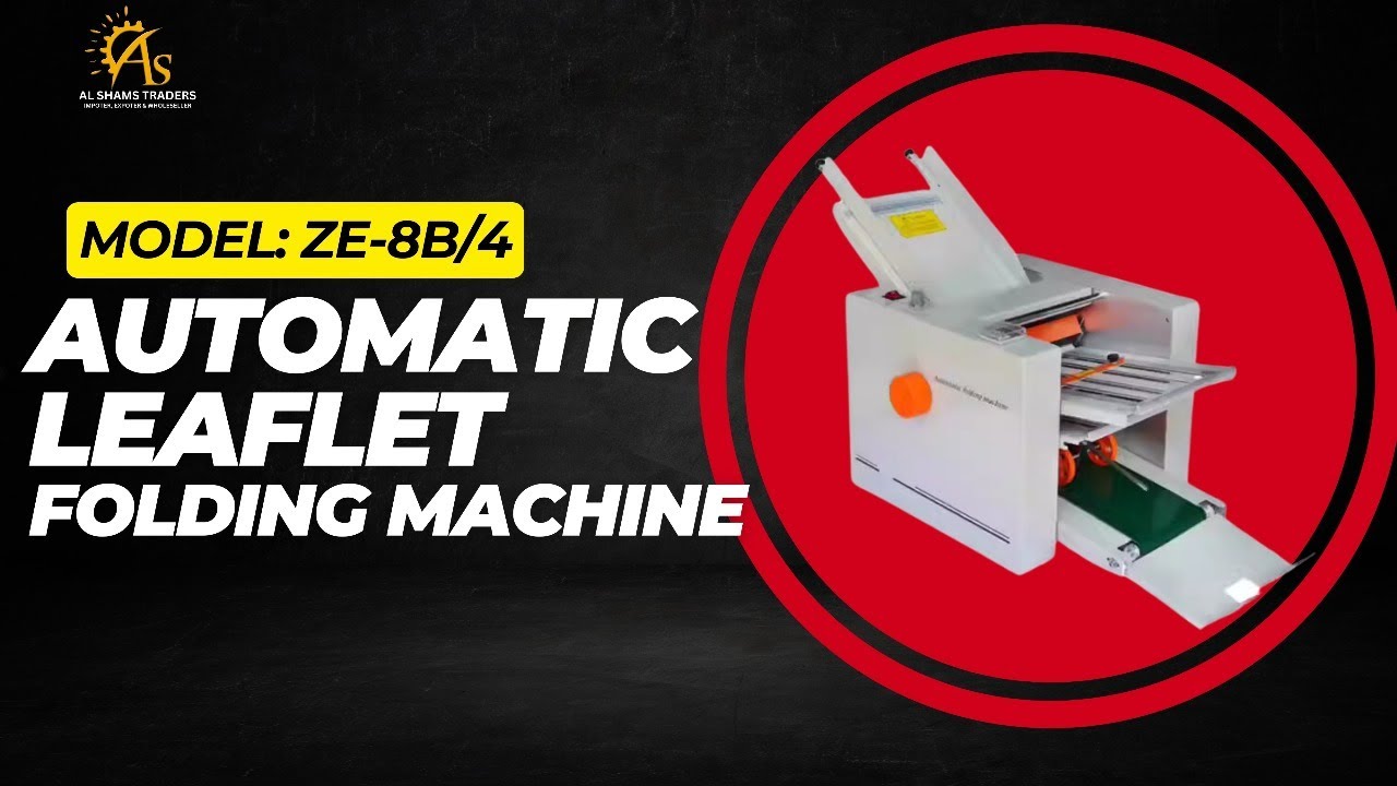 Automatic Leaflet Folding Machine | Paper Folding Machine Leaflet ...