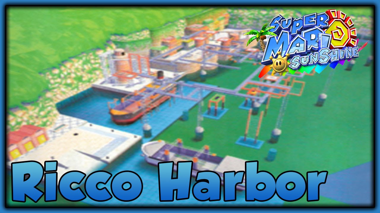 Let's Play Super Mario Sunshine - Ricco Harbor Mission Select - YouTube