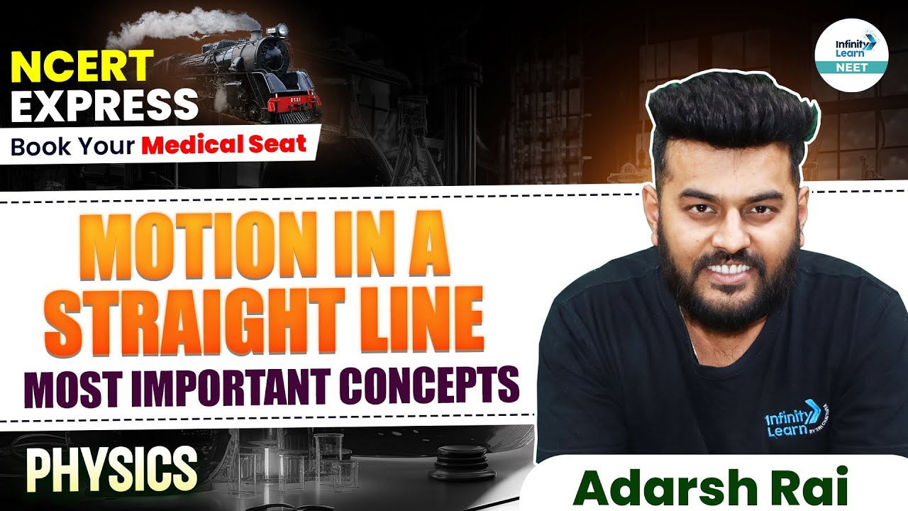Motion in a Straight Line | Most Important Concepts for NEET 2025 ...