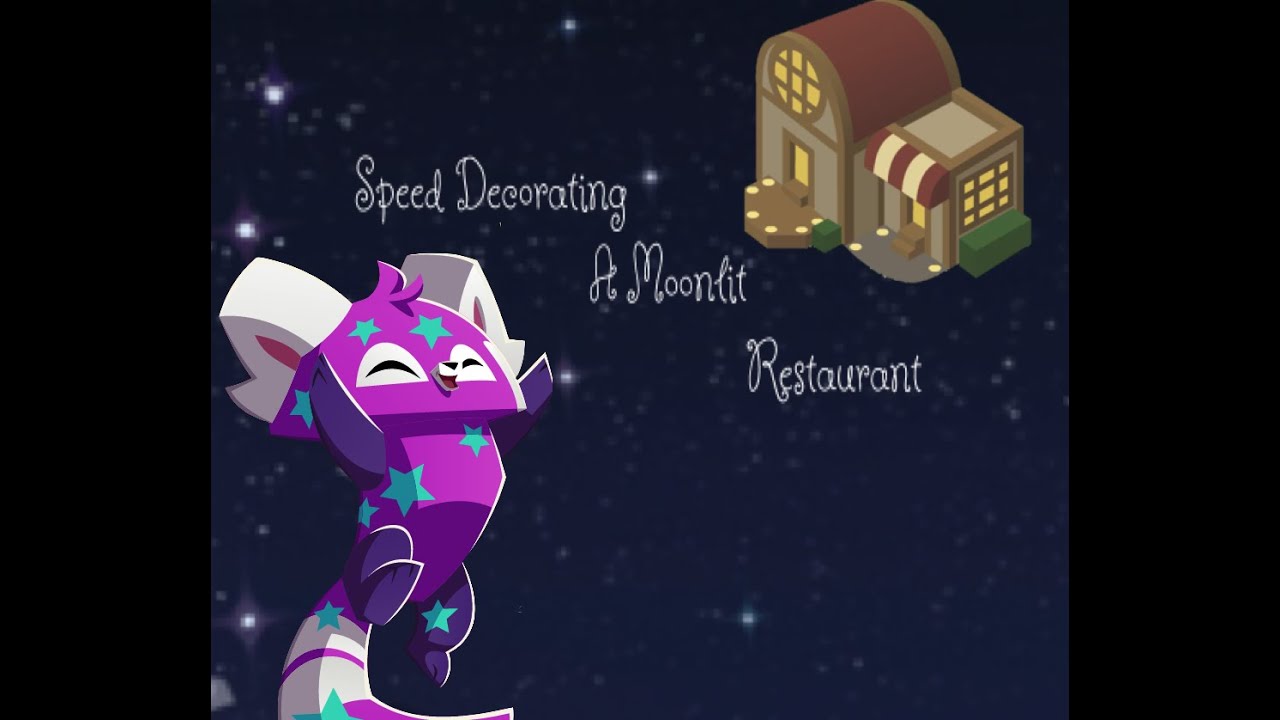 Animal Jam: Speed Decorating a Moonlit Restaurant - YouTube