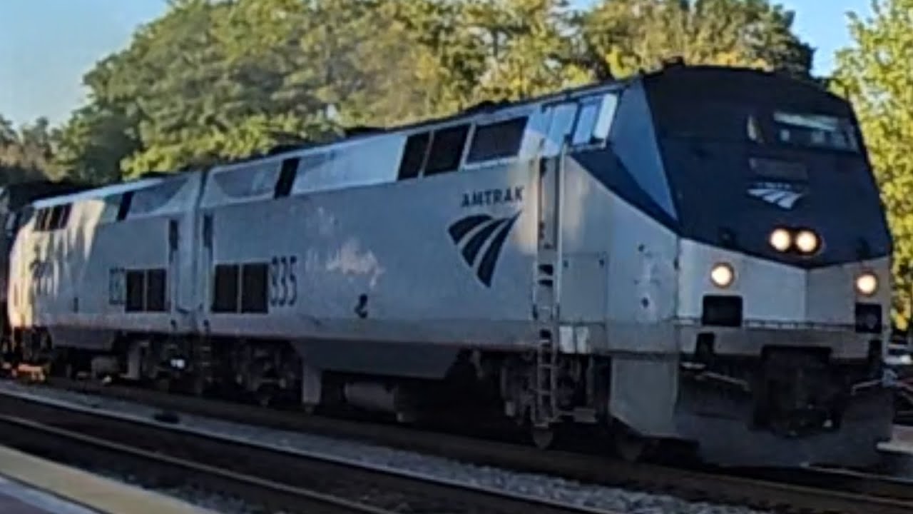 Amtrak 53 (Auto Train) on its way to Sanford Florida - YouTube