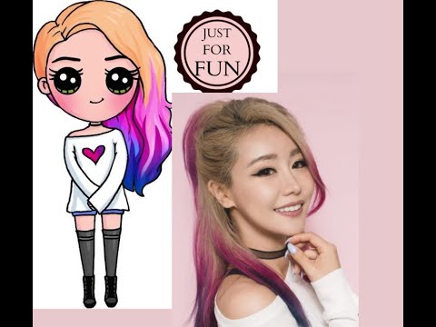 How to draw wengie (famous youtuber) - YouTube
