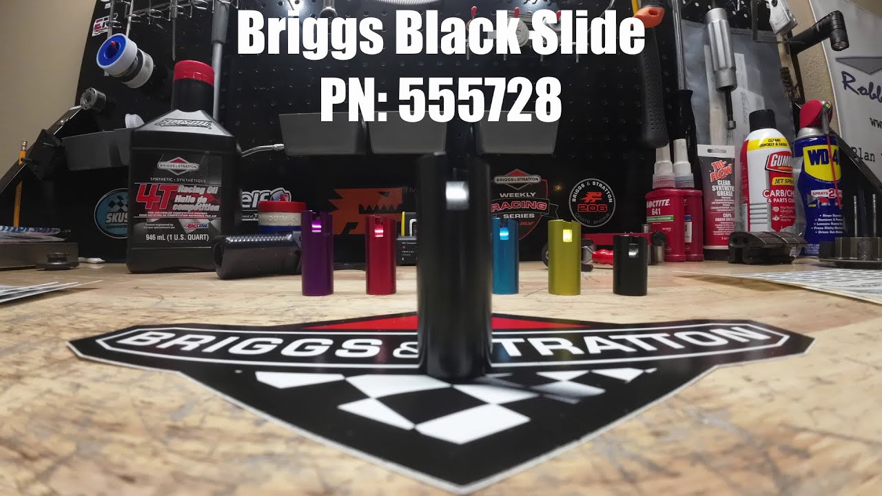 Briggs LO206 555728 Carb Slide Test - YouTube