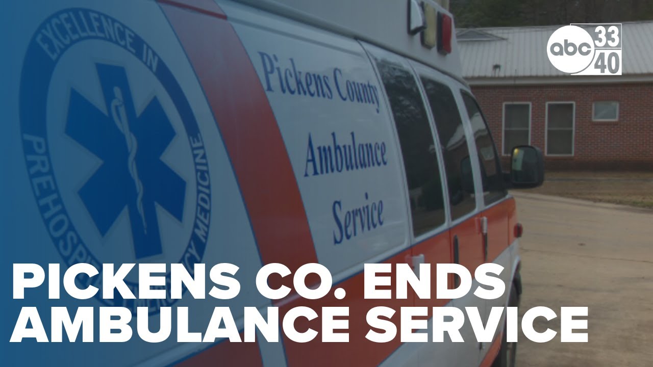 Pickens County, Alabama Ends Emergency Ambulance Service - YouTube