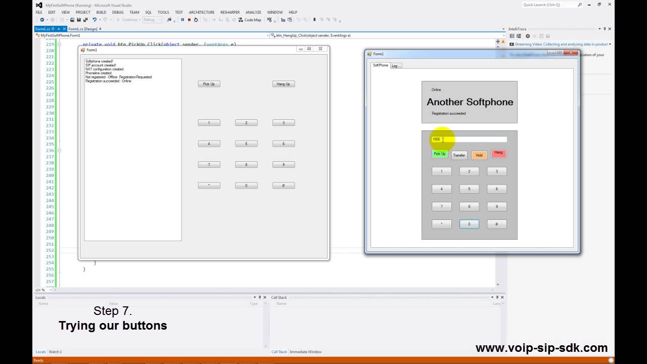#2 How to develop a softphone by using Ozeki VoIP SIP SDK - Tutorial Part 2 - YouTube