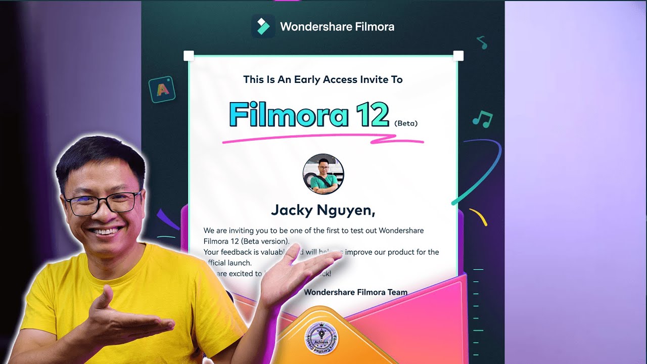 I'm Invited to Test Filmora 12 Beta Version - YouTube