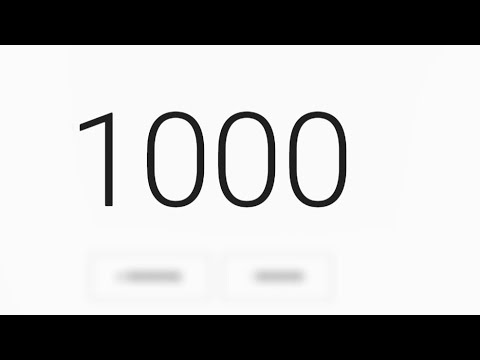 Counter Ux 0 to 1000 - YouTube