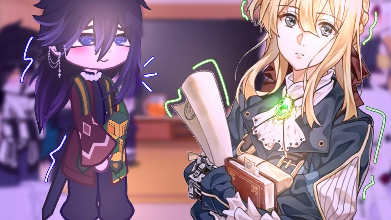 ||hashiras react to giyuu as Violet Evergarden||🌪🌊SaneObaGiyu🐍🌊||Celos ...