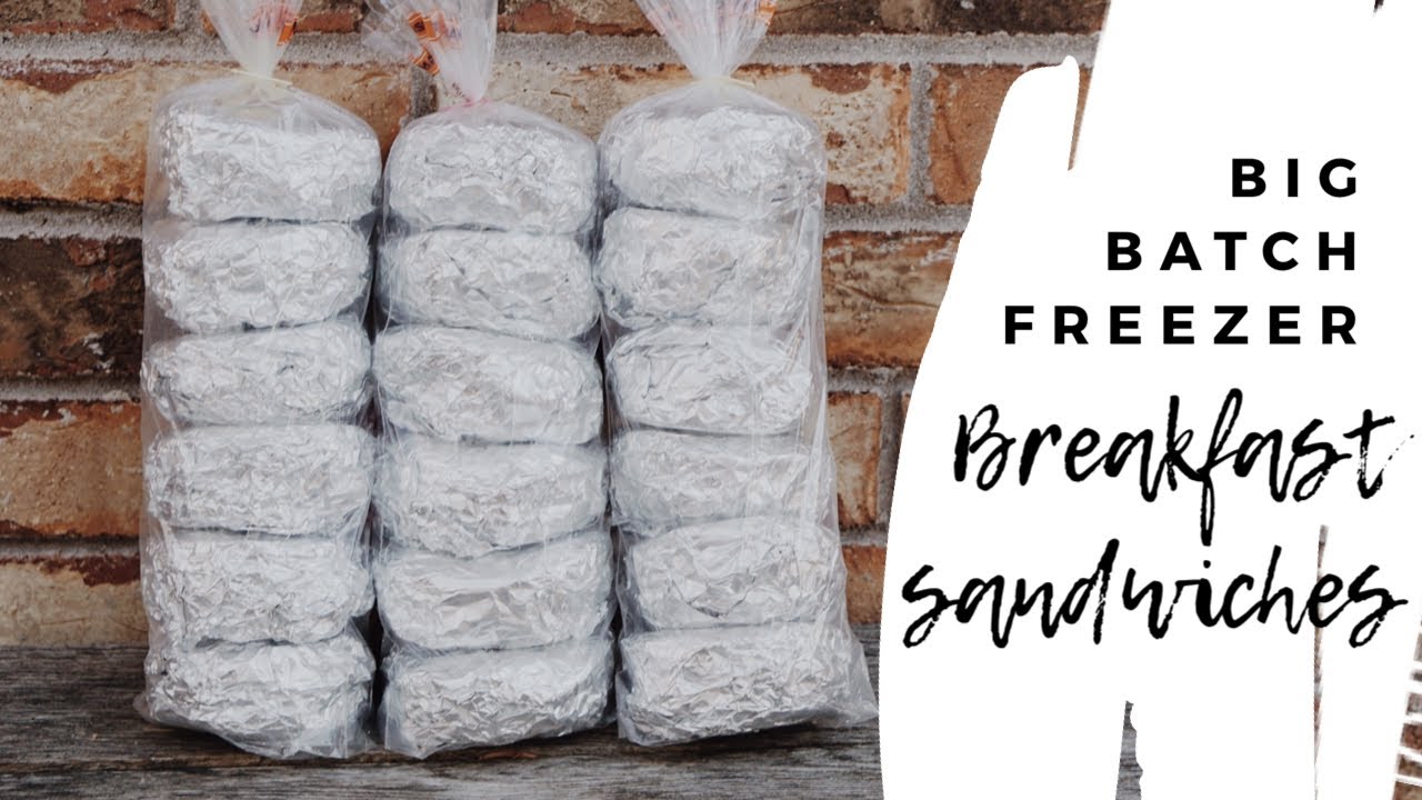 How To Prepare A Big Batch Of Breakfast Sandwiches (English Muffins ...