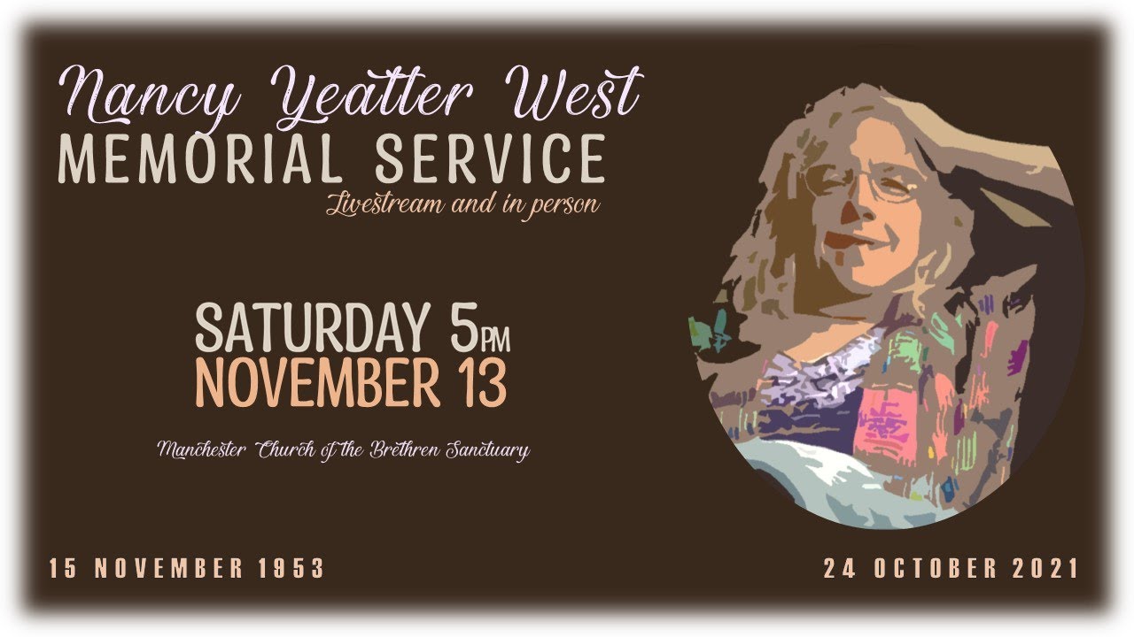 Nancy Yeatter West Memorial Service | November 13, 2021 - YouTube