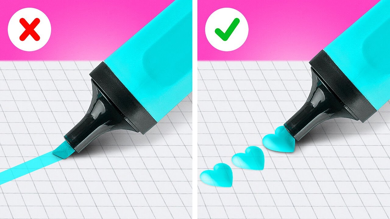 School Hacks and DIY Activities That Every Student Should Know - YouTube