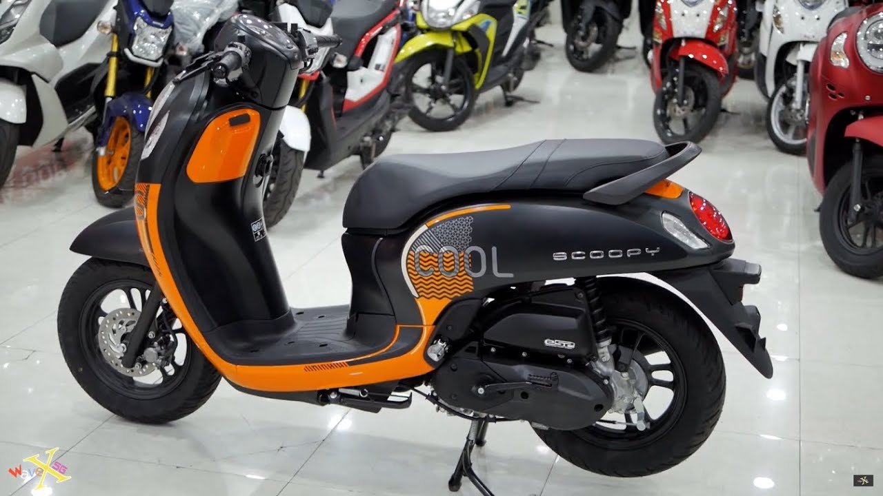 Honda Scoopy 110i 2022 Phiên bản Fashion Cam Đen Nhám ( Khóa cơ ...