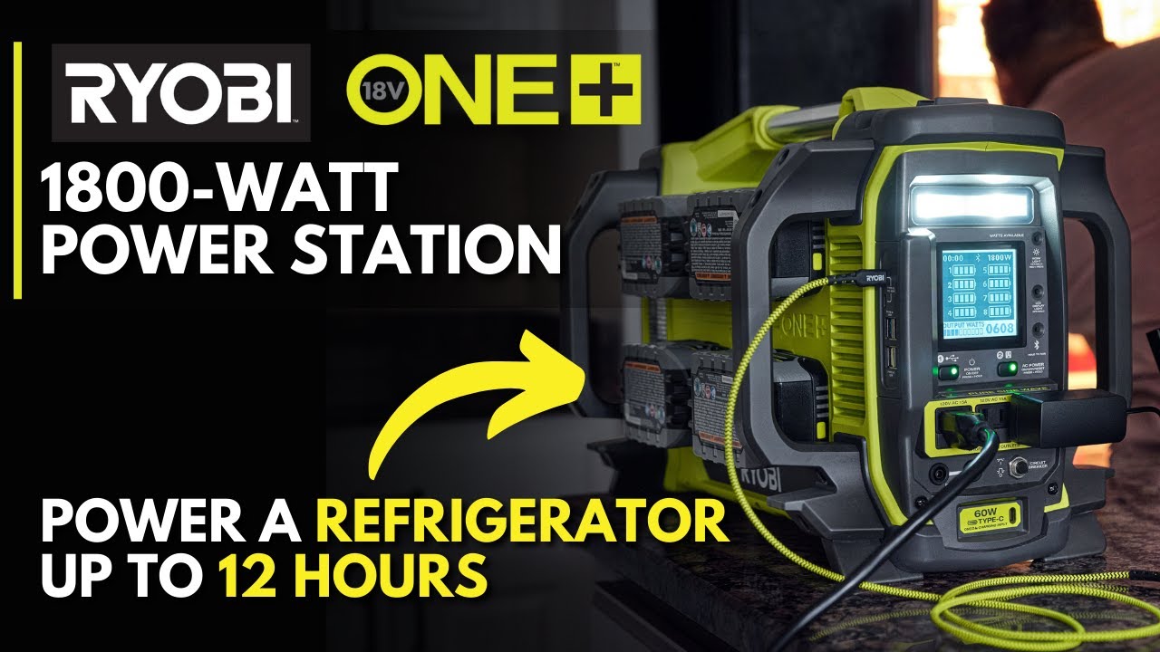 PORTABLE POWER for the Job Site, Tailgate, Campsite and MORE! | RYOBI ...