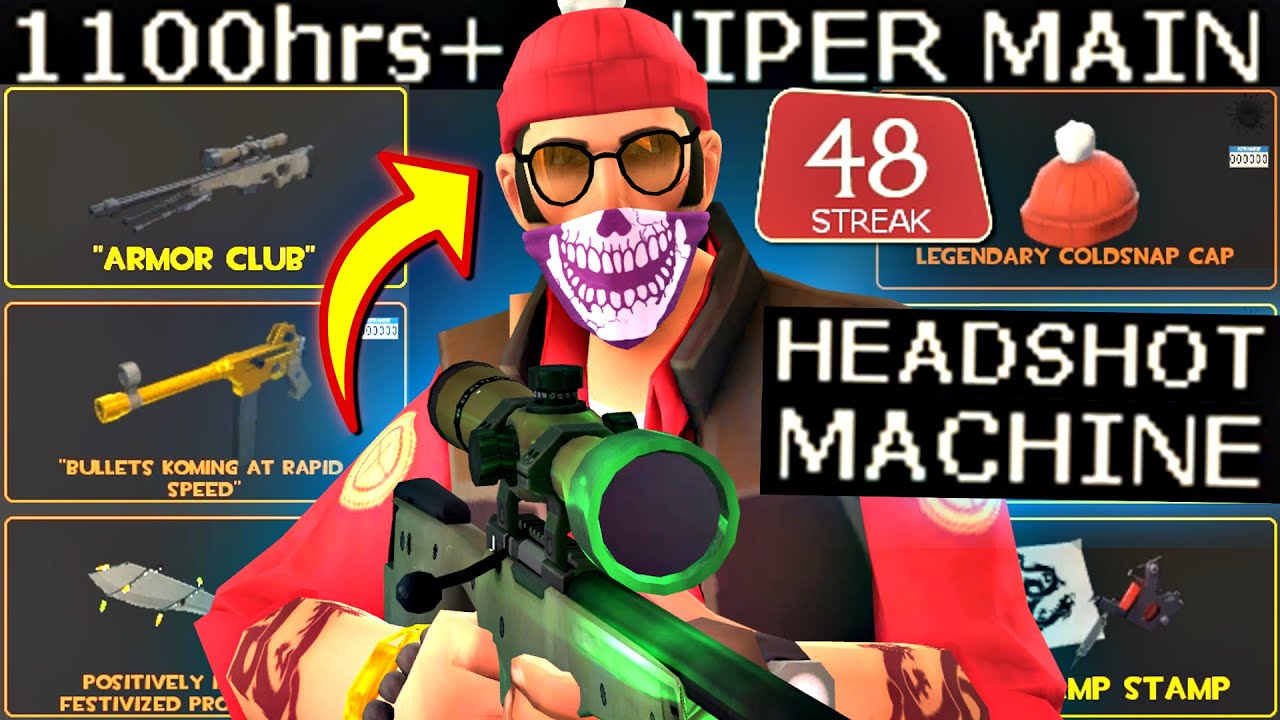 THE LEGENDARY SNIPER🔸1100+ Hours Experience (TF2 Gameplay) - YouTube